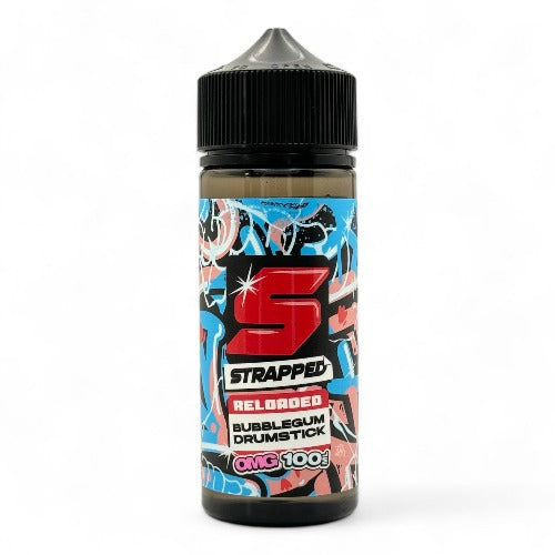 Bubblegum Drumstick 100ml Short Fill E-liquid by Strapped Reloaded | £ ...